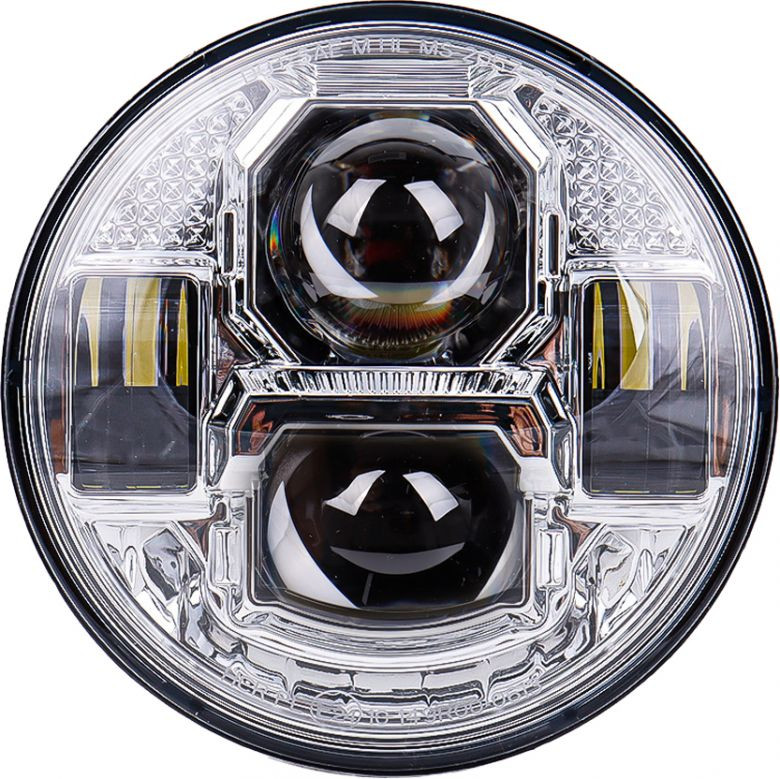Pathfinder Rugged Ultra View 5.75in Headlight - Motorcycle Closeouts by ...