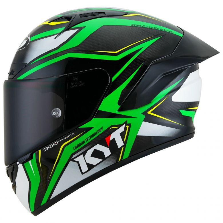 KYT NZ Race Full Carbon Helmet - Motorcycle Closeouts by Rider Approved LLC