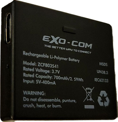 Scorpion EXO-Com Spare or Replacement Battery - Motorcycle Closeouts by ...
