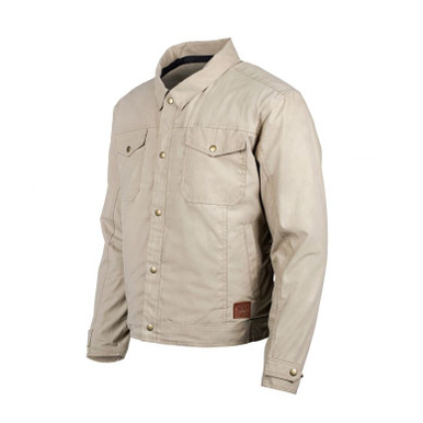 Cortech Boulevard Denny Canvas Riding Jacket with Kevlar - Camel ...