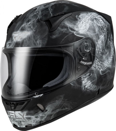 Fly Racing Revolt FS Coil Helmet - FREE Dark Shield - Motorcycle ...