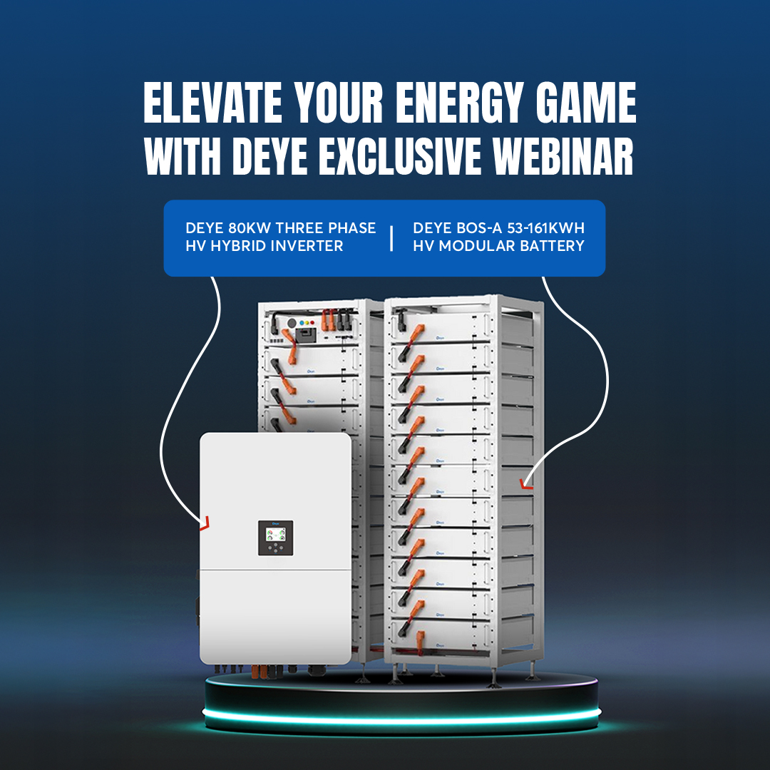 Unlocking the Power of Deye: 80KW HV Hybrid Inverter & Bos-A HV ...