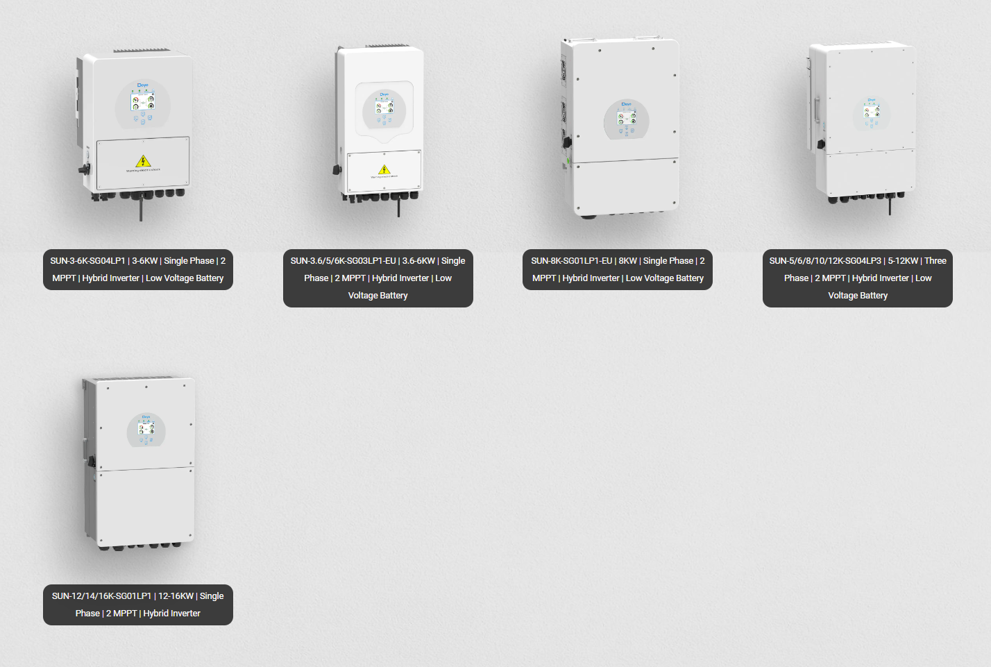 DEYE Hybrid Inverters - Nastech Solar | Home of Clean Energy
