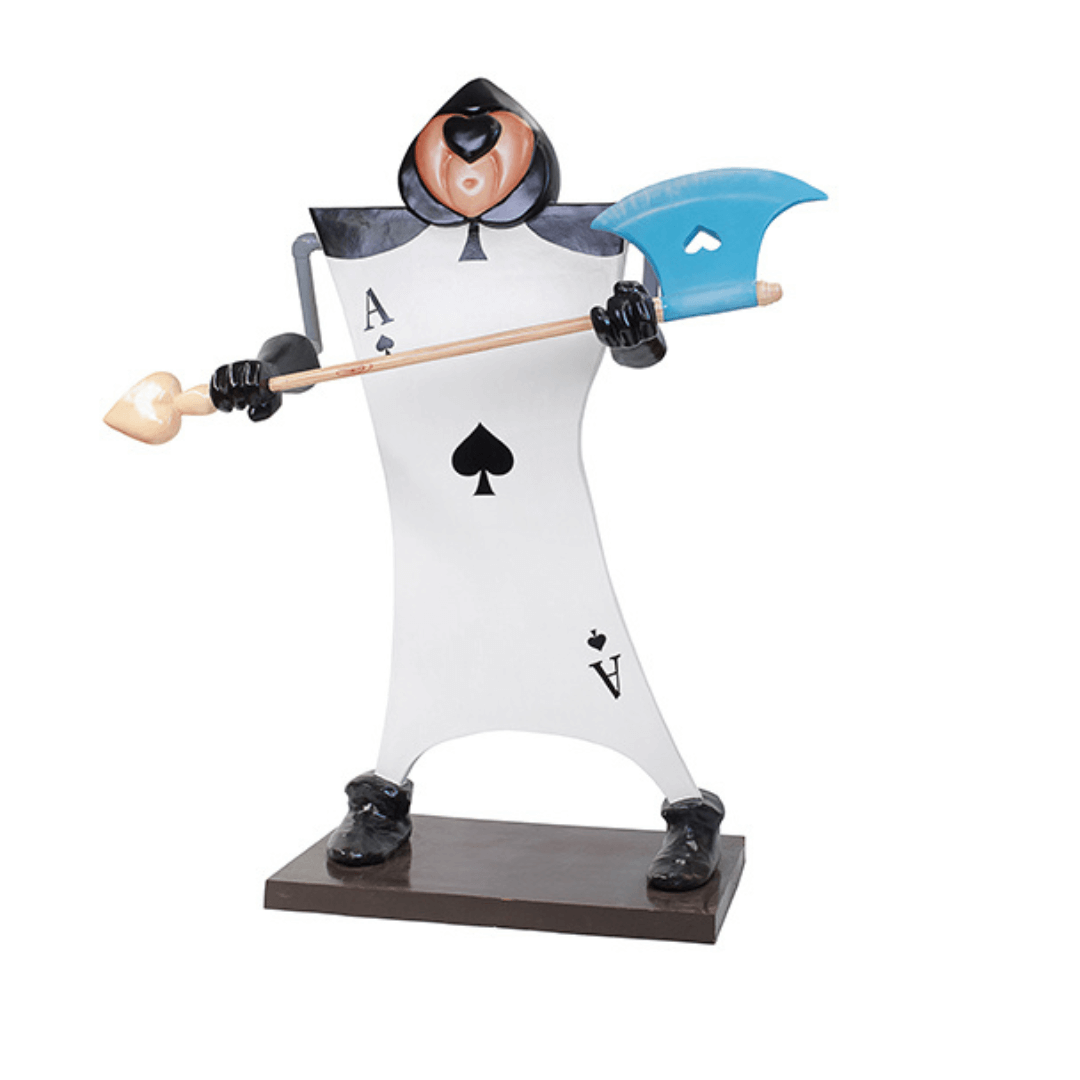 Card Soldier with Axe | Spades – Event hire | HireAll Dublin