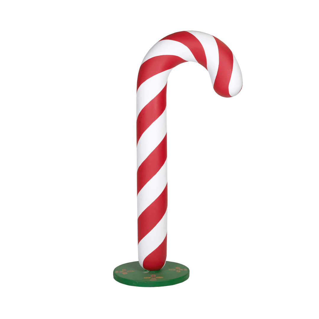 Giant Candy Cane on Stand – Display Equipment Hire | HireAll Dublin