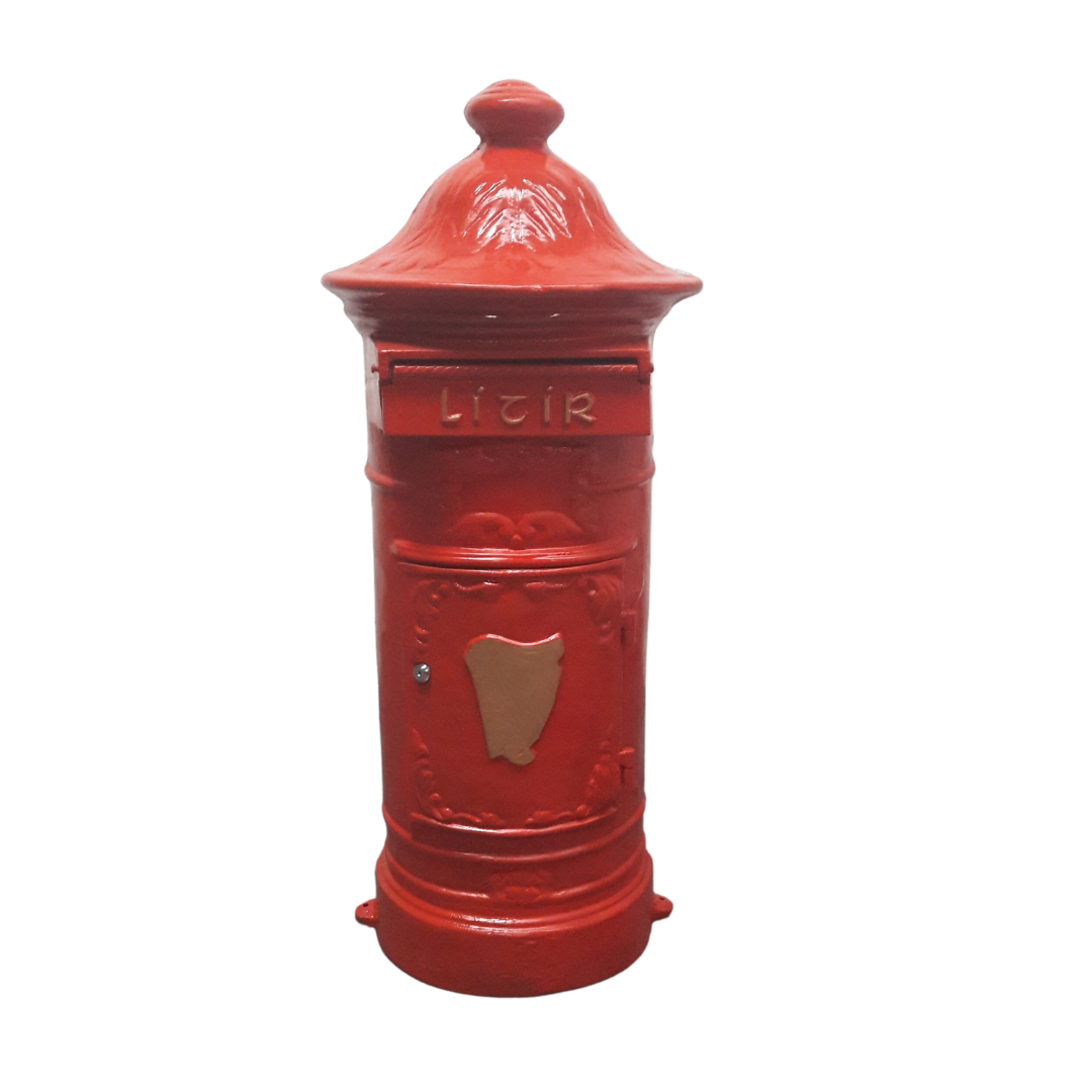 Red Metal Post Box |Prop Hire | HireAll