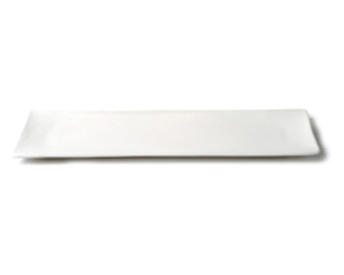White Rectangular Flat Plate 14in x 6in Hire | HireAll Dublin