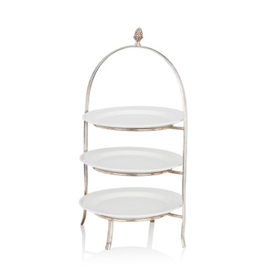 Afternoon Tea Stand Silver 3 Tier Hire | HireAll Dublin