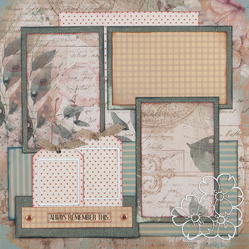 Beautiful - (2) 12" x 12" Page Layouts - Quick Quotes Scrapbook Company