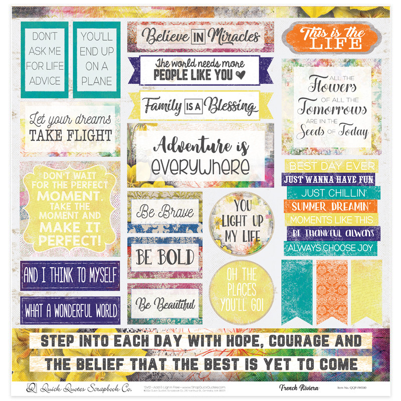 NEW - Page 1 - Quick Quotes Scrapbook Company
