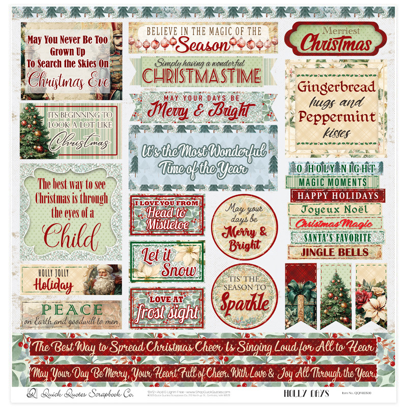 Quick Quotes Scrapbook CO