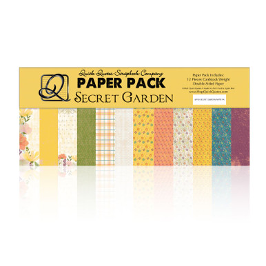Secret Garden Paper Pack - Quick Quotes Scrapbook Company