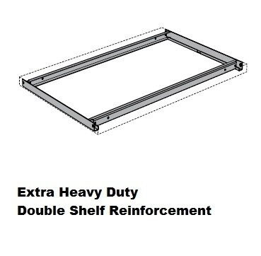 SHC2005 Extra Heavy Duty Shelf Reinforcer 48"x18" - industrialshelving.com