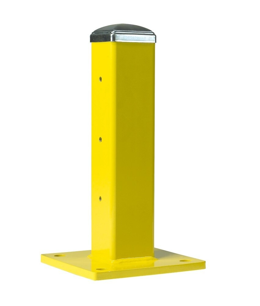 SCLEYW Steel Guard 18" Offset End Post Single High - industrialshelving.com