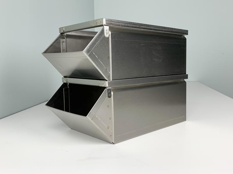 1-2SB-SS № 2 Stainless Steel Stackbin - industrialshelving.com