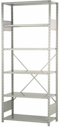 SRD1408 Rousseau Spider Shelving Starter Unit 36"x18"x99"H with 6 ...