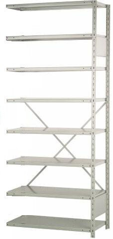 SRA1150 Rousseau Spider Shelving Add-On Unit 42"x18"x75"H with 8 ...
