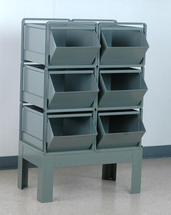 1-46BCU-2 Steel Stackrack Unit with Number 4 Stackbins ...