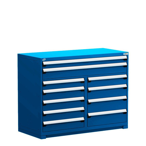 Modular Drawer Cabinet 60"W x 24"D x 46"H with 11 Divided Drawers ...