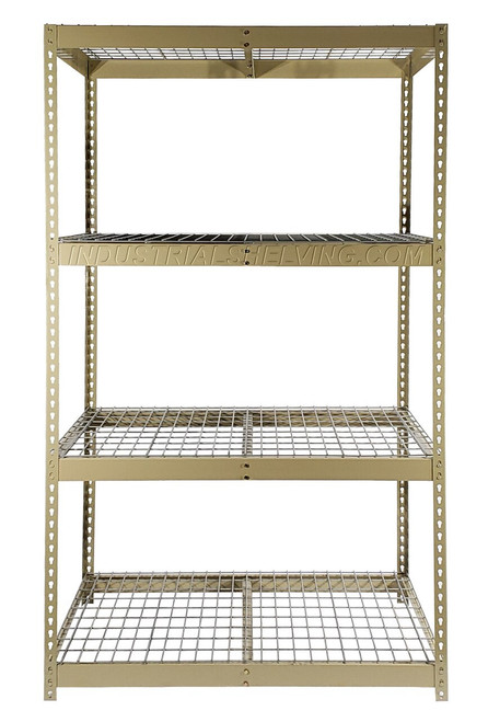 Rivet Rack Unit 48Wx24Dx84H with 4 levels with Wire ...