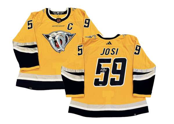 ROMAN JOSI Autographed Predators Authentic 2023 Reverse Retro Jersey ...