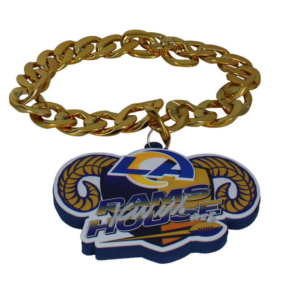 Kyren Williams Autographed Los Angeles Rams Oversized SuperFan Chain ...
