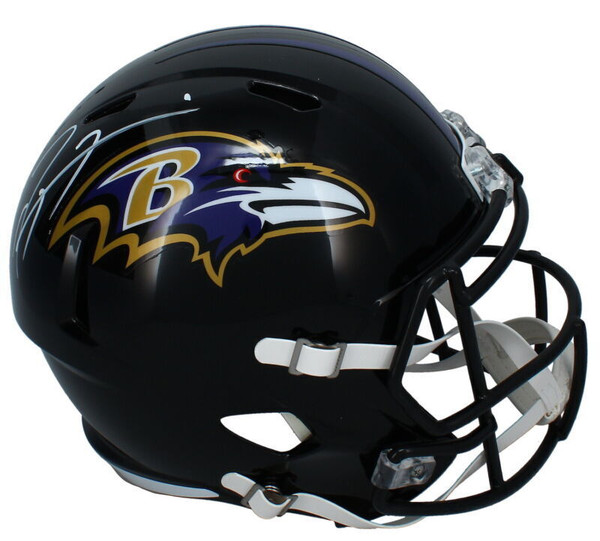 Ray Lewis Autographed Baltimore Ravens Speed Full Size Helmet Beckett ...