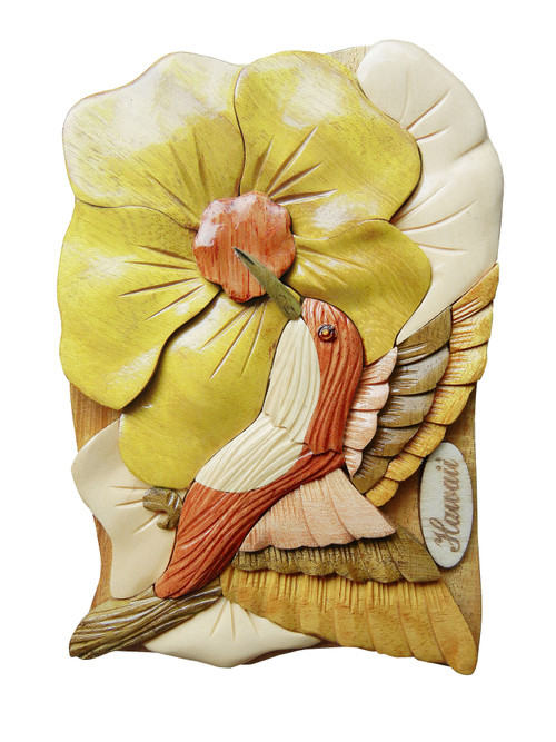 Hummingbird Puzzle Box - Aloha Wood Art