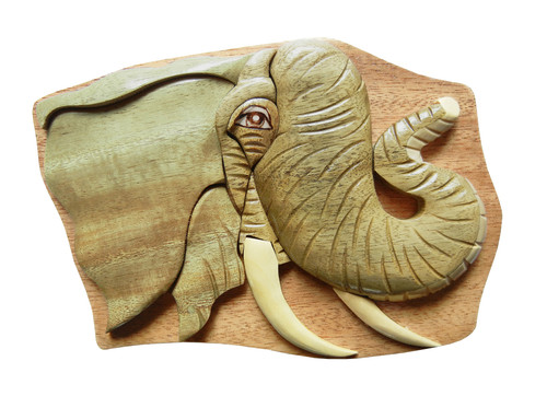 Elephant Puzzle Box - Aloha Wood Art