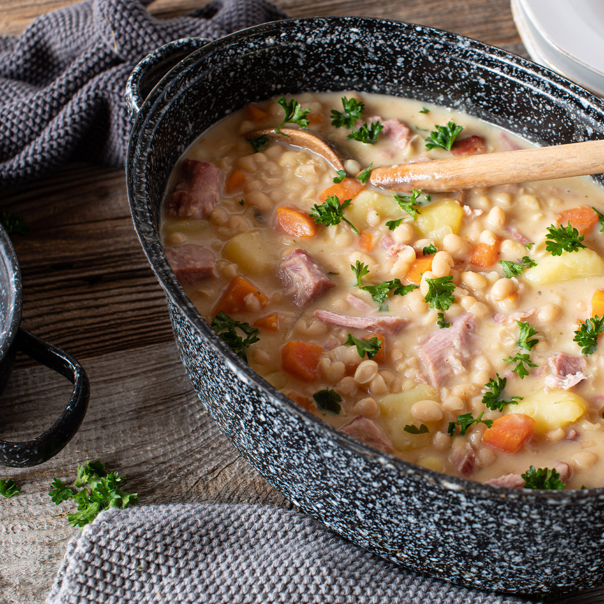 Sauerkraut, Bean & Potato Stew (Slovenian Jota) - Jake & Amos