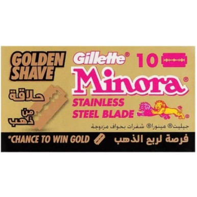 Gillette Minora Double Edge Blade (50 Blades)