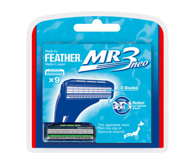 Feather MR3 NEO Blades (9 Pack)-Bullgoose Shaving Supplies