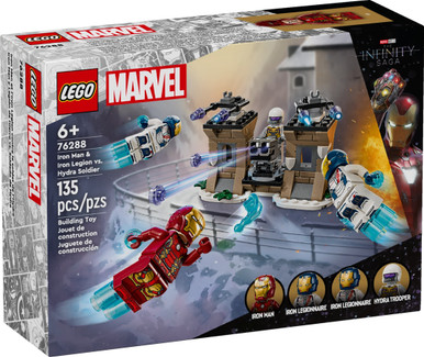 LEGO 76288 Super Heroes Marvel Iron Man & Iron Legion vs. Hydra Soldier ...