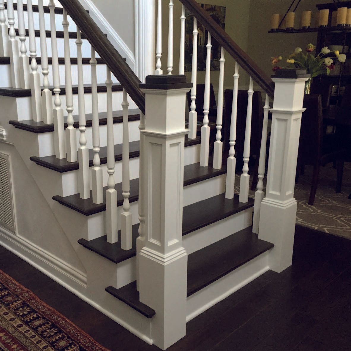 4091 Flat Panel 6-1/4 inch Box Newel