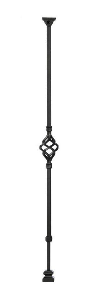 Single Basket Metal Baluster for Stairs