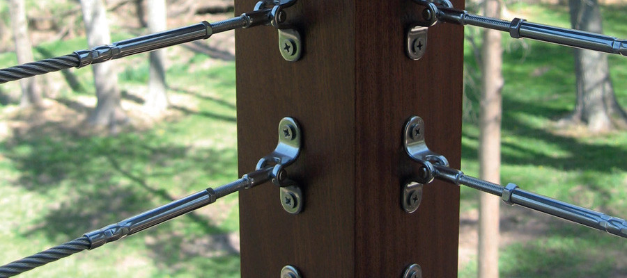 Cable Terminal for Wood