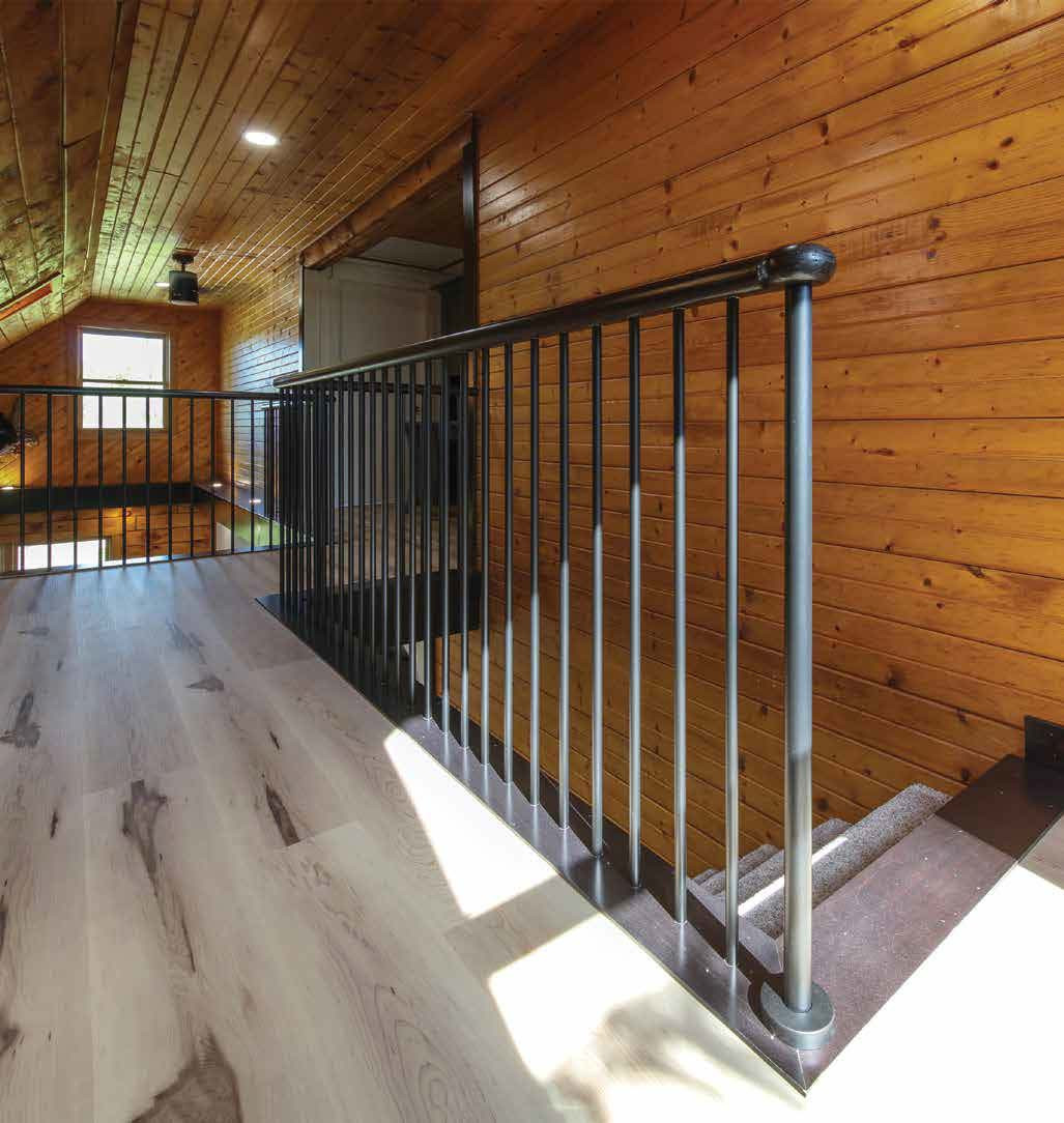 Short Horizontal Round Bar for Stair Railing - 4' length