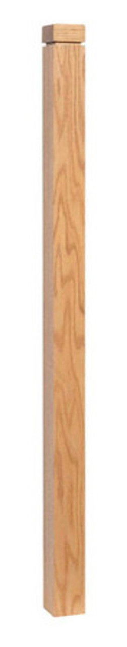 Craftsman 3 Square Cap Newel with Groove - Stair Parts & Accessories