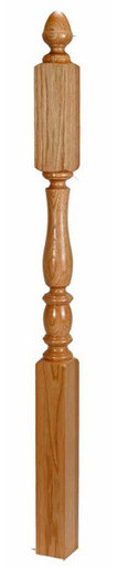 Utah 3346 Acorn Top Reeded Newel