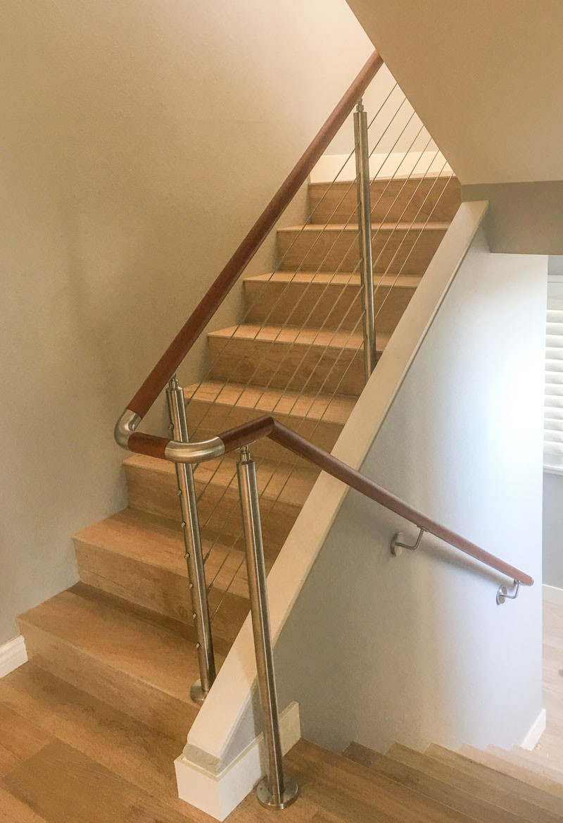 Stainless Steel Wall Rail Support for Round Handrail - Durable Brackets ...