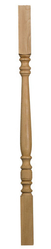 5005 Square Top Baluster for Staircases - Wooden Stair Parts