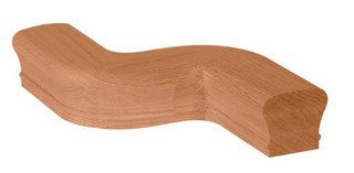 7422R Right Hand 5 Offset Handrail for Stairs