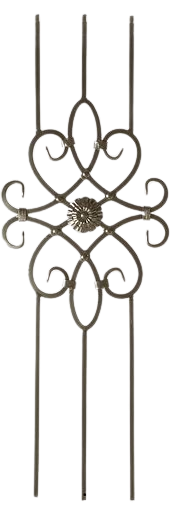 Decorative Iron Panel - 3 Leg