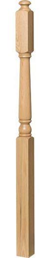 Newel Posts - Traditional Newel Posts - Colonial Newel Posts - Colonial ...