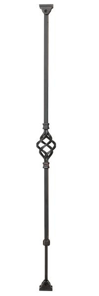 Straight 1/2 inch Square Iron Baluster