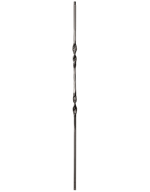 Straight 1/2 inch Square Iron Baluster