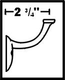 601 Heavy Duty Wall Rail Bracket