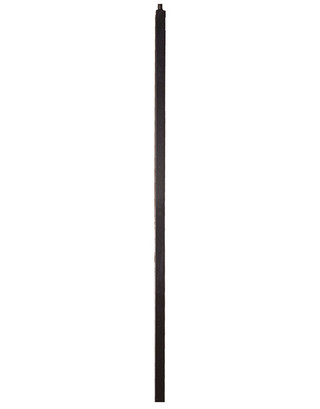 Modern Square Iron Newel Post - Durable Metal Stair Solutions