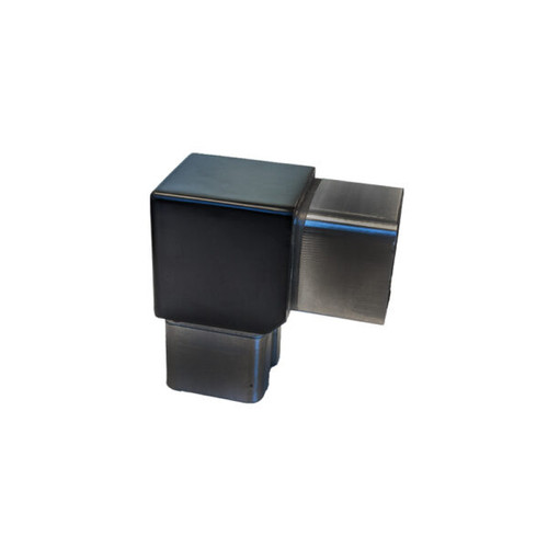 E4713 Square Stainless 90 degree Fitting