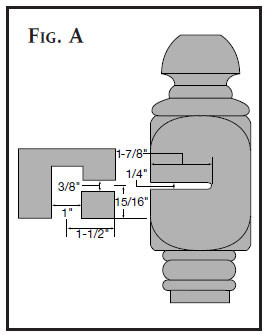 3079 Rail and Post Fastener